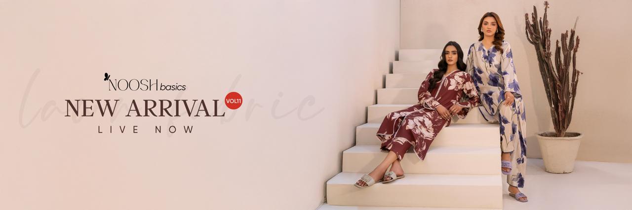 Luxury Women's Clothing in Pakistan - Noosh | Embroidered & Printed