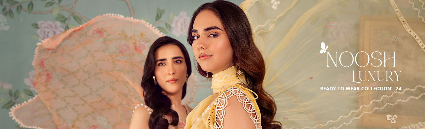 Luxury Women's Clothing in Pakistan - Noosh | Embroidered & Printed